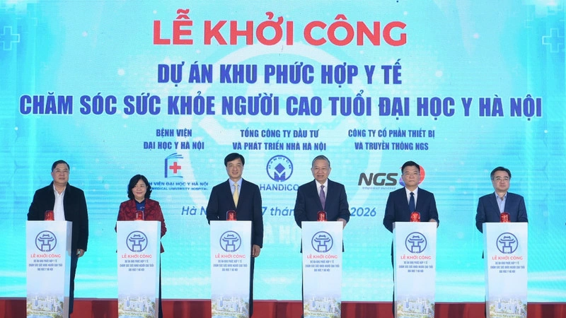 Party leader attends groundbreaking ceremony for Ha Noi Medical ...